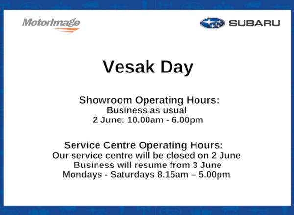 Subaru Singapore | Showroom Locations